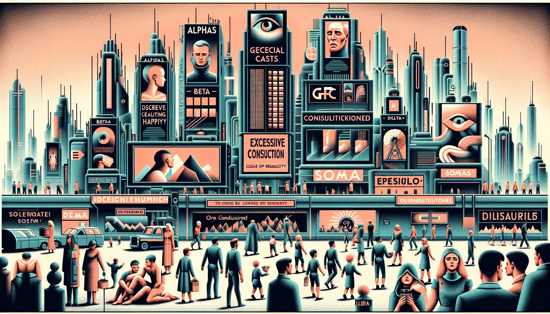 Entre Utopie et Dystopie : Le Futur selon le WEF et les Avertissements d'Orwell et Huxley ...
